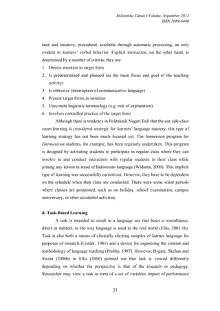 Excursion program the implicit and culture based learning it triggers | PDF | Homework and Study ...
