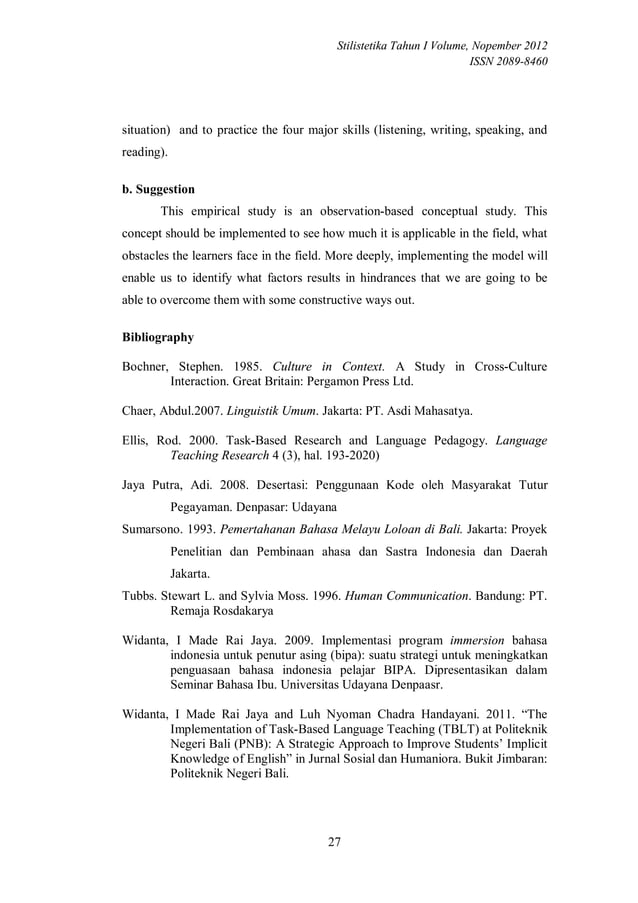 Excursion program the implicit and culture based learning it triggers | PDF