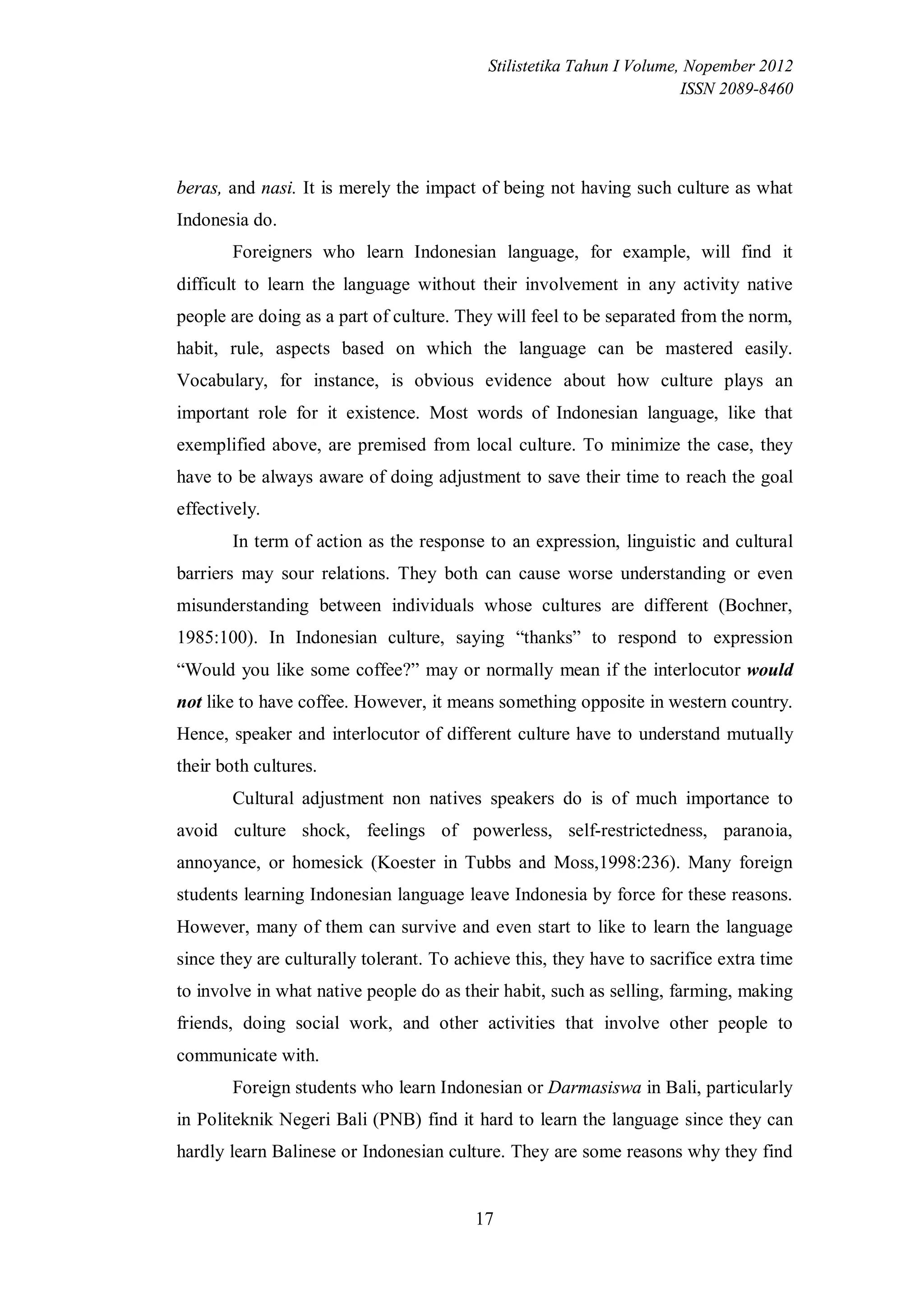 Excursion program the implicit and culture based learning it triggers | PDF