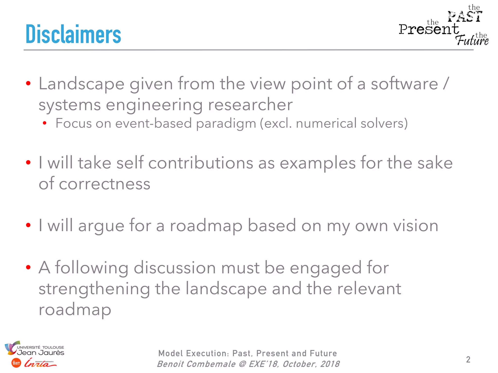 Model Execution: Past, Present and Future | PDF