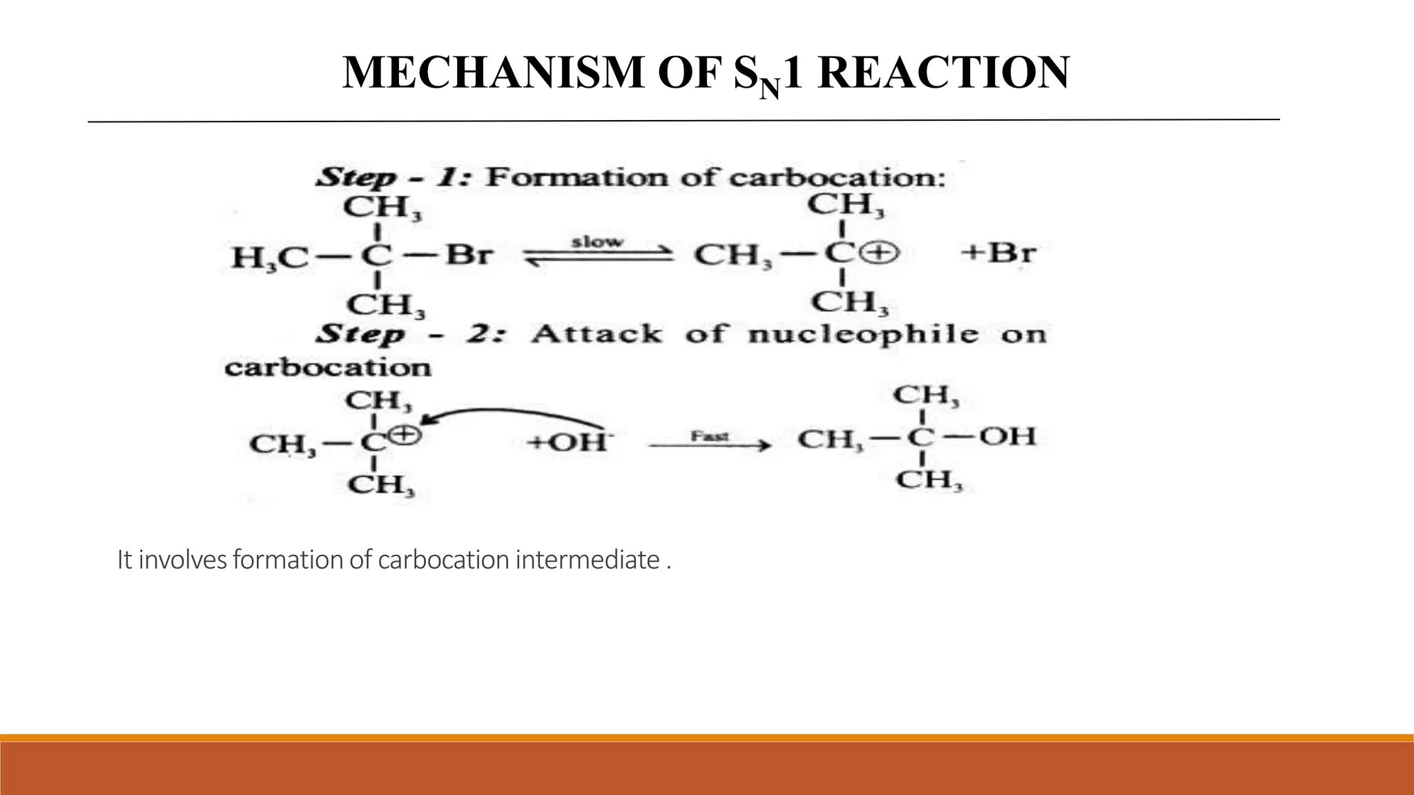 Aliphatic Nucleophilic Substitution Reaction | PPTX