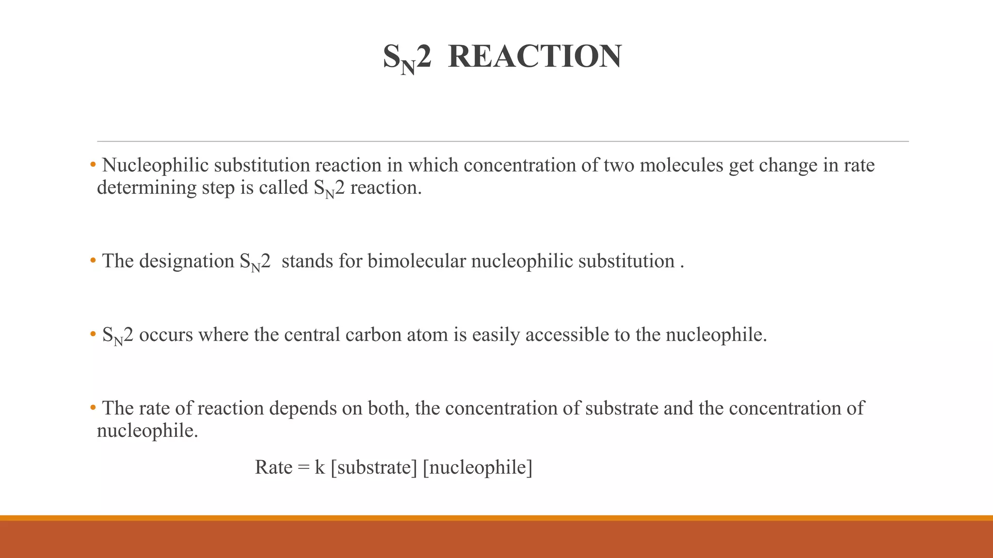 Aliphatic Nucleophilic Substitution Reaction | PPTX