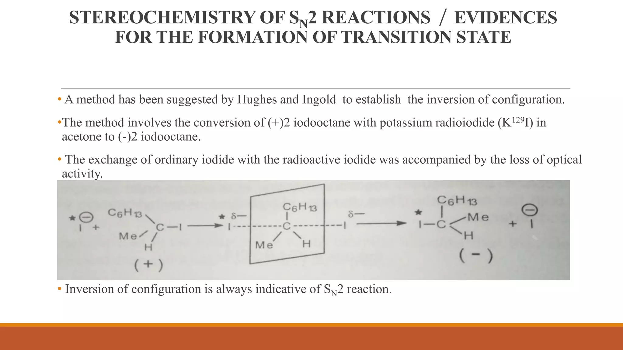 Aliphatic Nucleophilic Substitution Reaction | PPTX