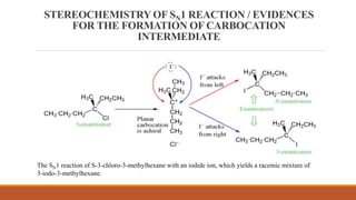 Aliphatic Nucleophilic Substitution Reaction | PPTX