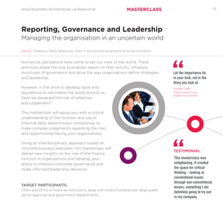 Executive Education Brochure - New Edition | PDF