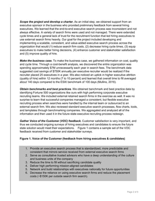 Executive Recruiting: Building Capability & Achieving Success | PDF ...