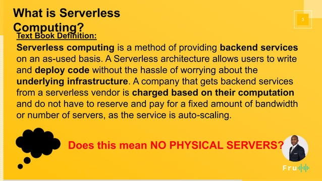 Executive intro to Serverless Computing? | PPTX
