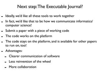 Executable papers | PPT