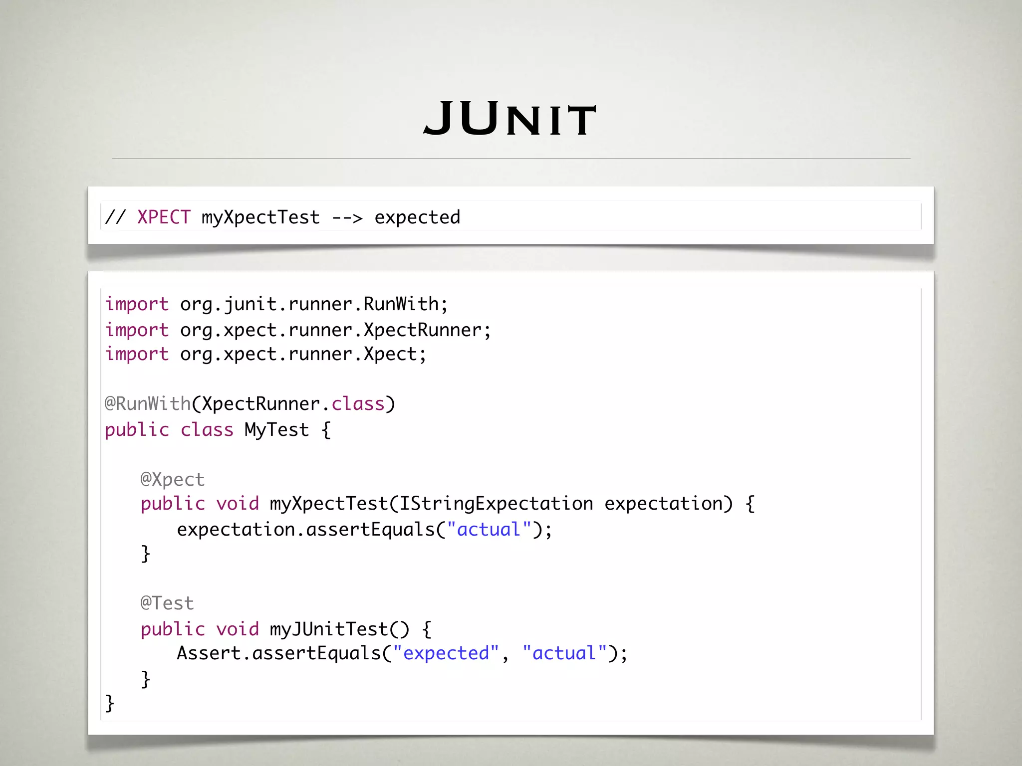 Executable specifications for xtext | PPT
