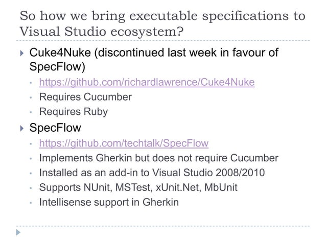 Executable Specifications in Action | PPT
