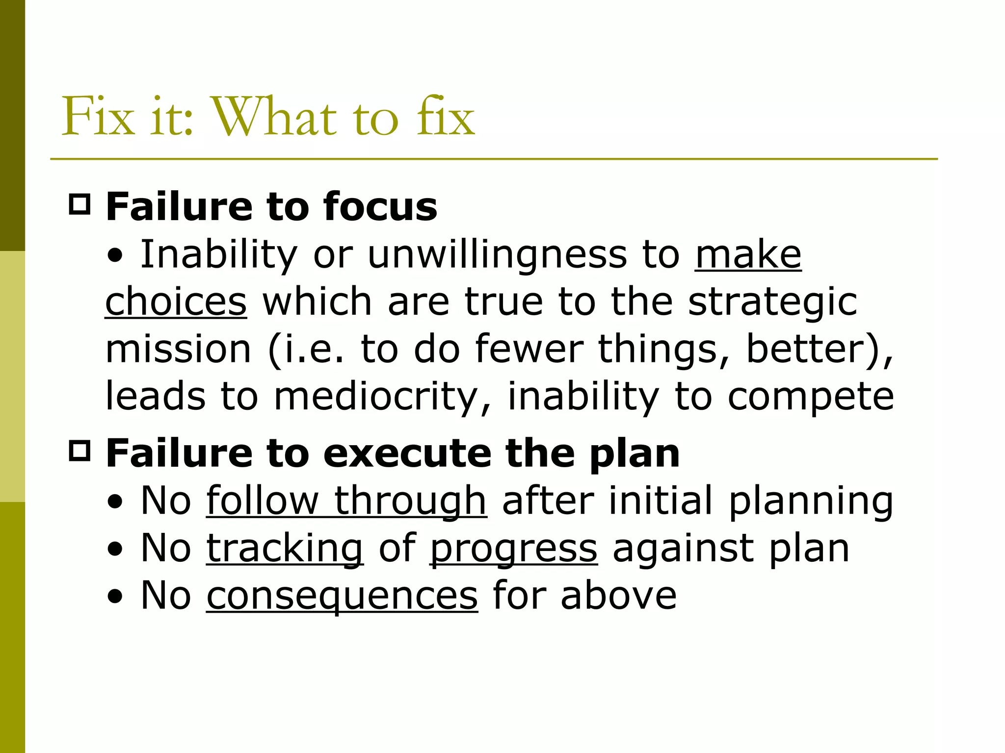 Achieve and Sustain Execution Excellence | PPT