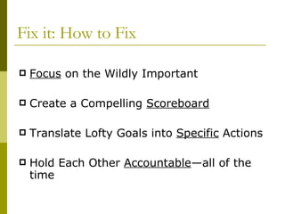 Achieve and Sustain Execution Excellence | PPT