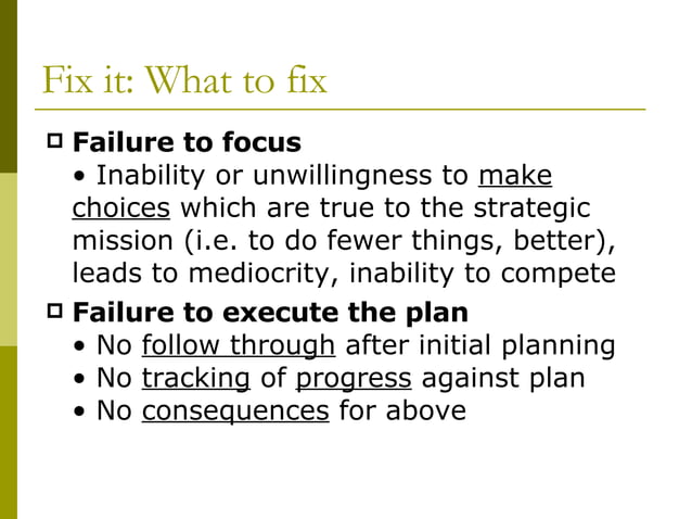 Achieve and Sustain Execution Excellence | PPT