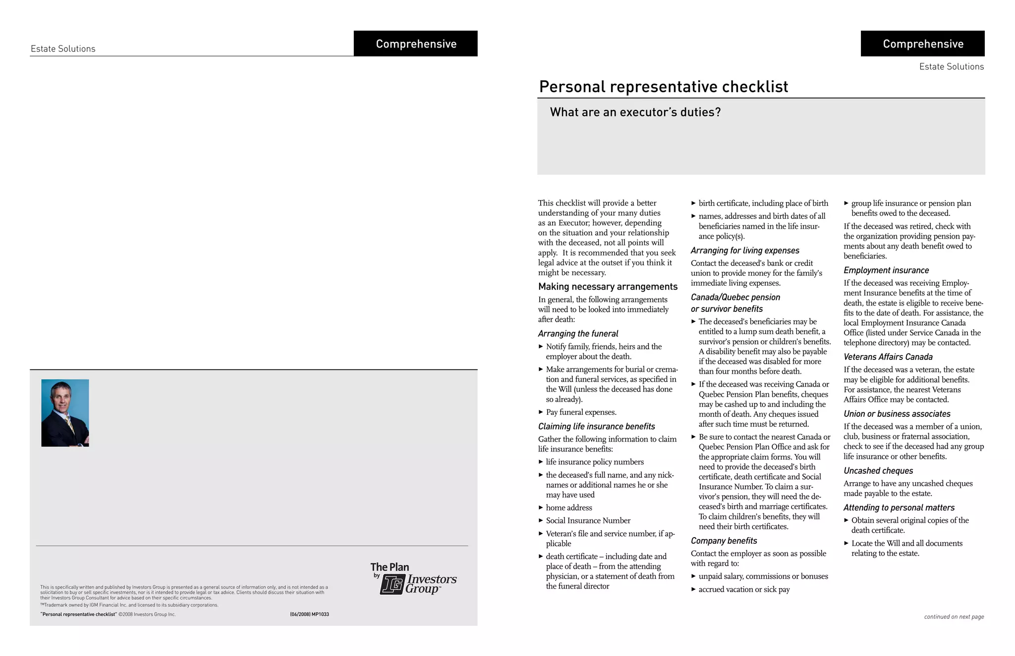 Executers checklist | PPT