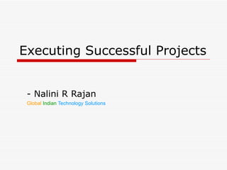 Executing Successful Projects | PPT