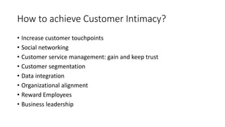 Executing Customer Intimacy in Data Science Projects | PPTX