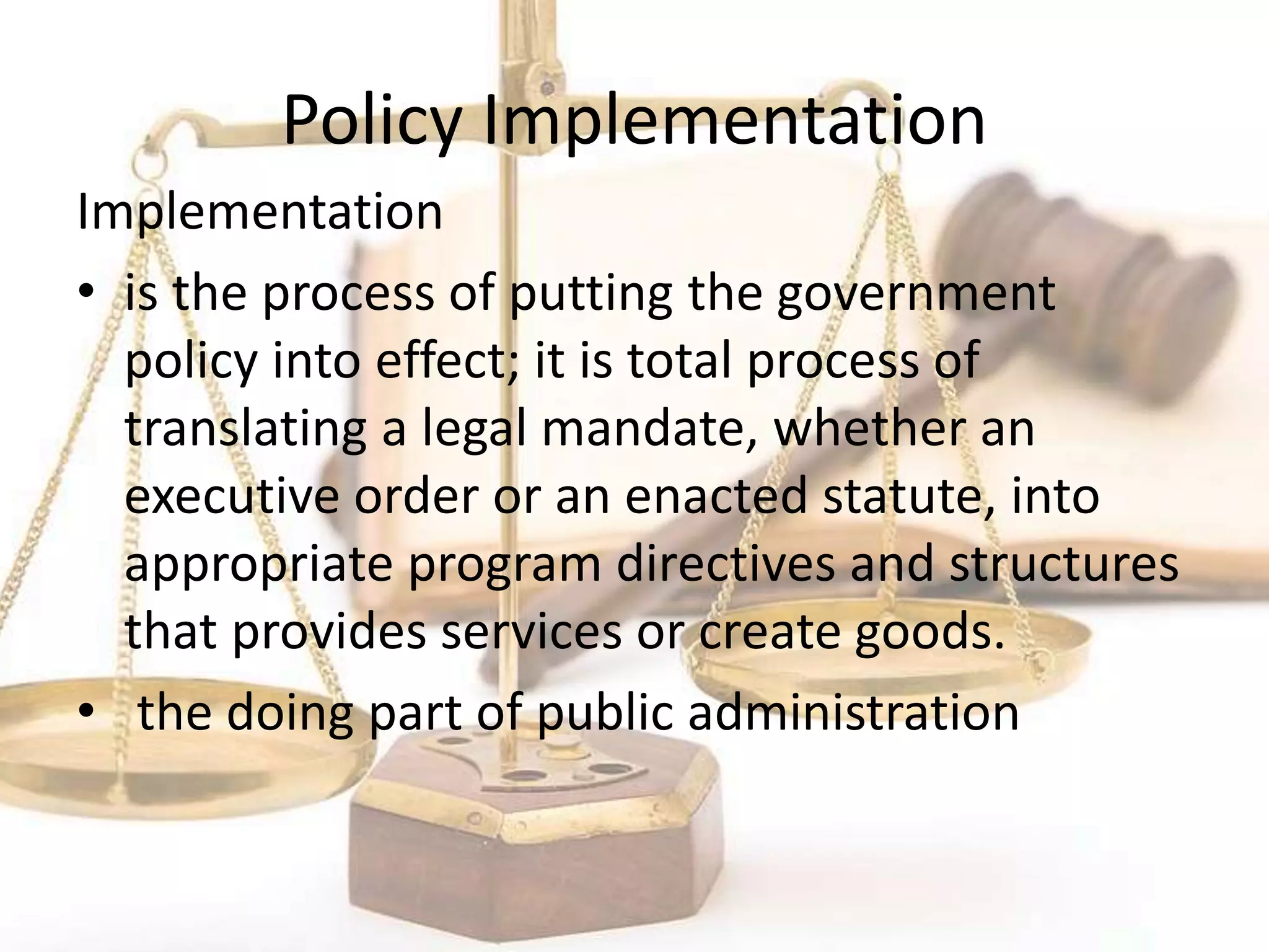 Executing public policy with strategic management and benchmarking | PPTX