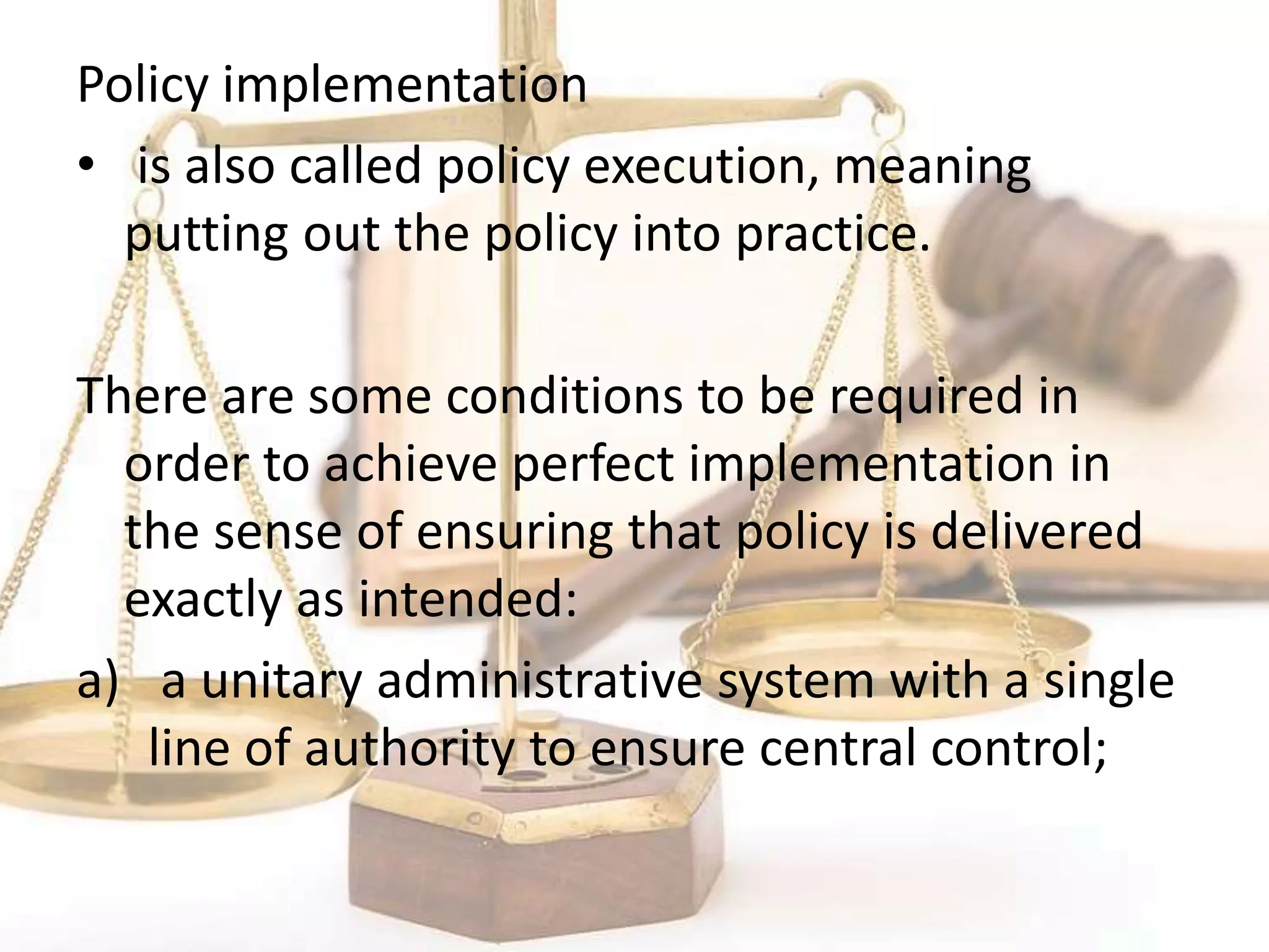 Executing public policy with strategic management and benchmarking | PPTX