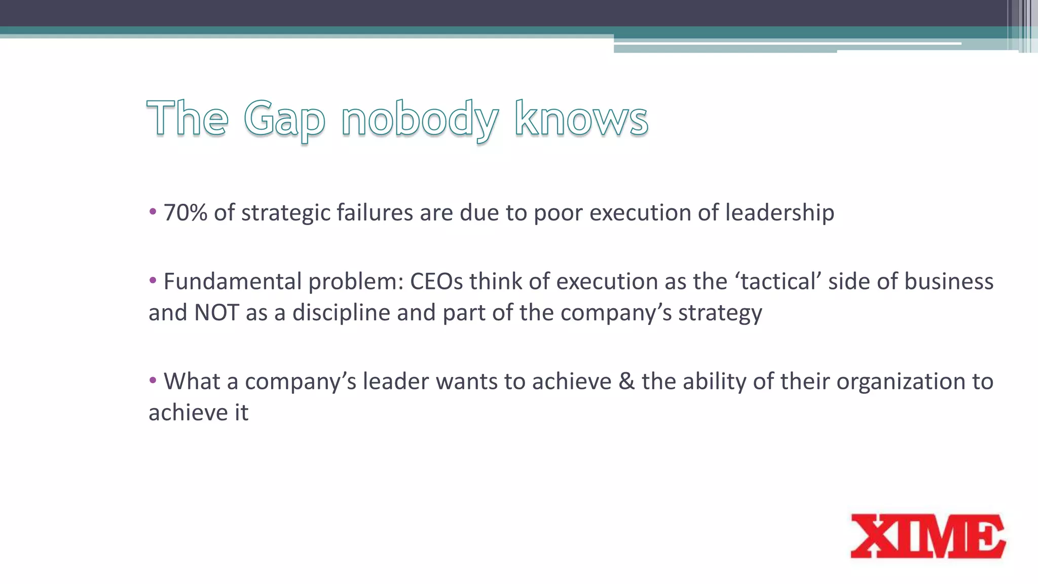 Execution - The Discipline of getting things done | PPTX