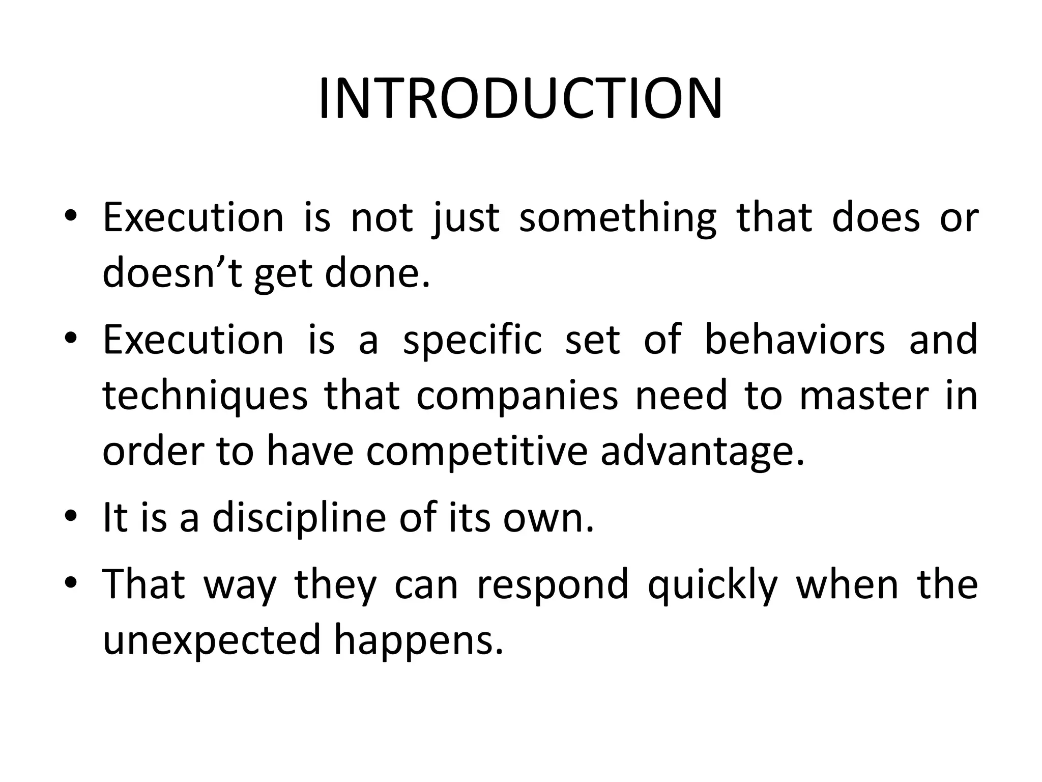Execution Book by Larry Bossidy and Ram Charan Summary | PPTX