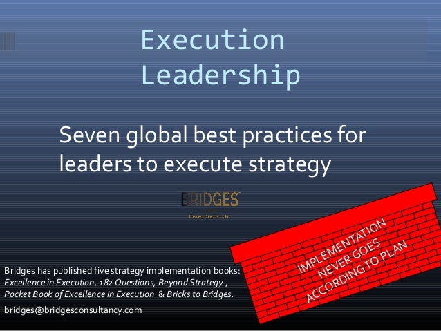 Execution Leadership mini eBook
