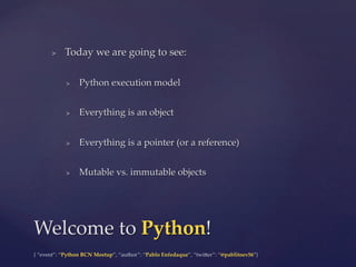 Execution model and other must-know's | PPT