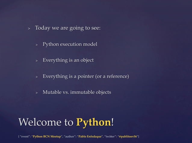 Execution model and other must-know's | PPT