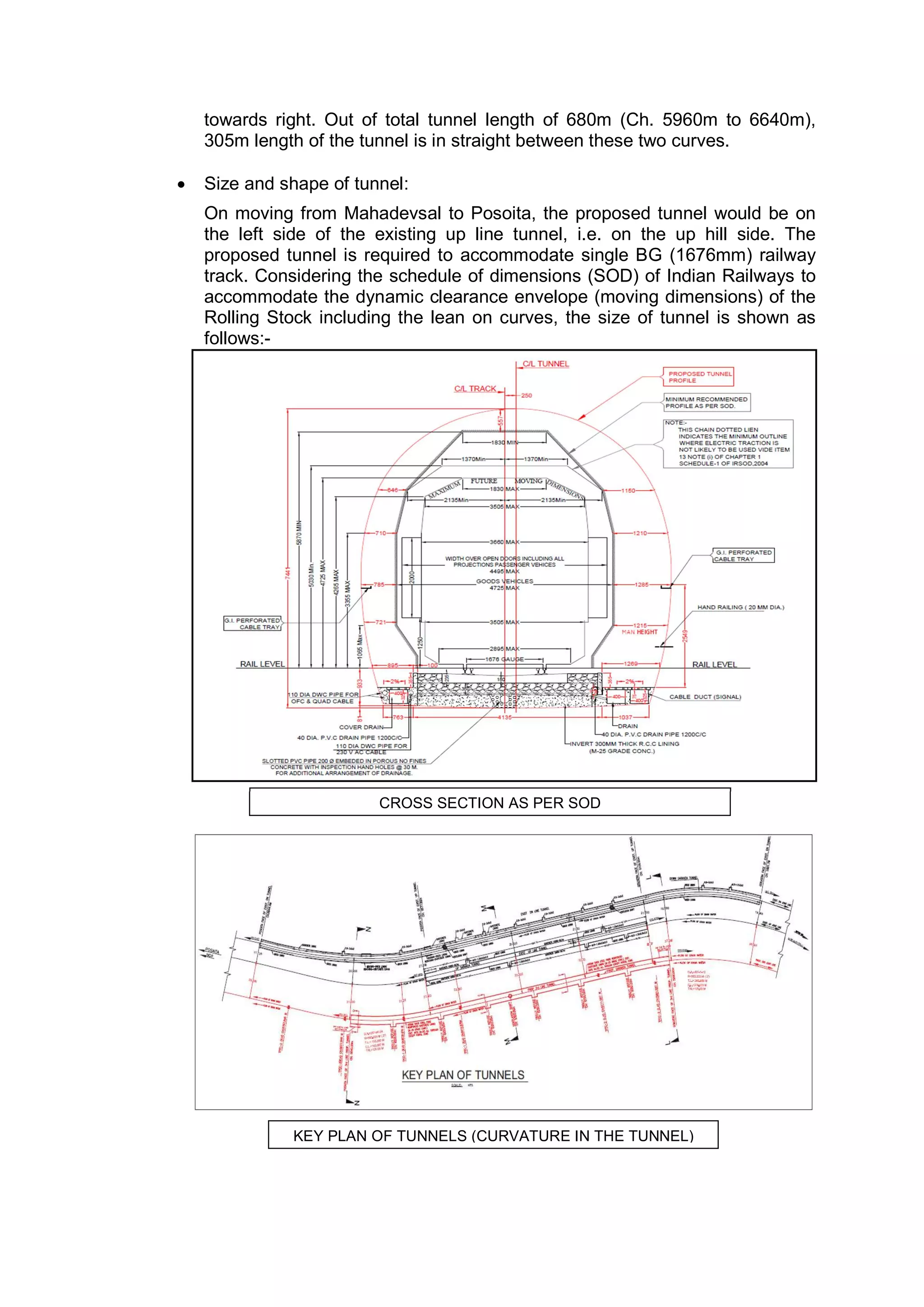 Execution of 680 m long tunnel ensuring safety of the adjoining rail ...