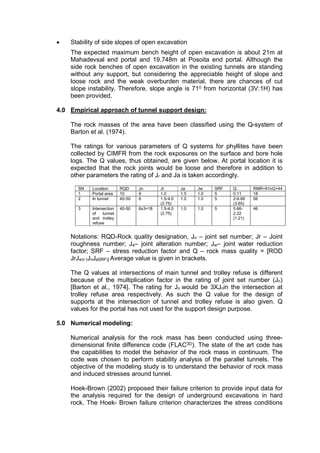 Execution of 680 m long tunnel ensuring safety of the adjoining rail tunnel with controlled ...