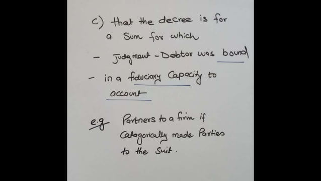 Execution of Decree by Arrest & Detention of Judgment Debtor by Sehrish ...