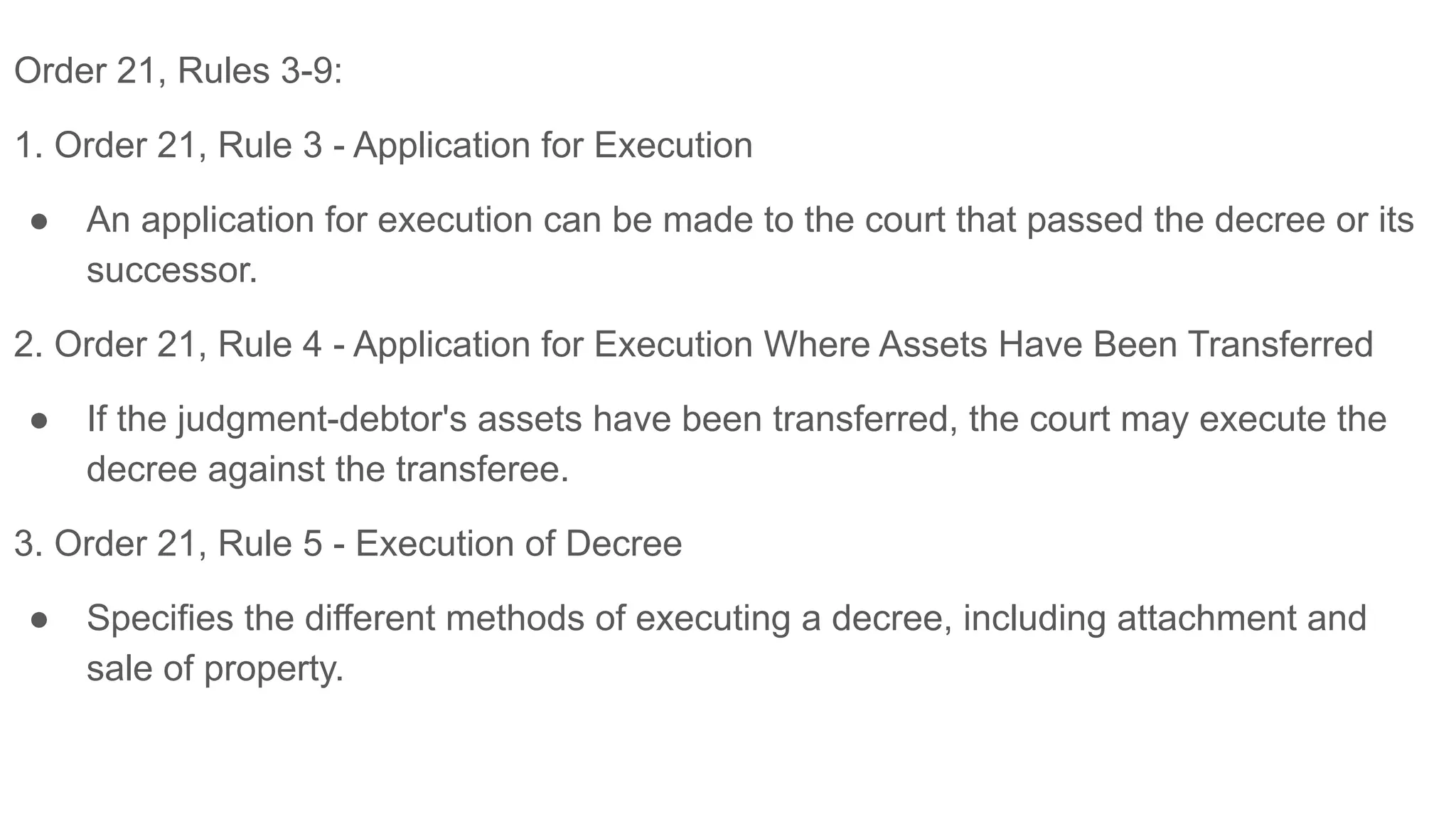 EXECUTION OF DECREES AND ORDERS- ORDER XXI.pdf