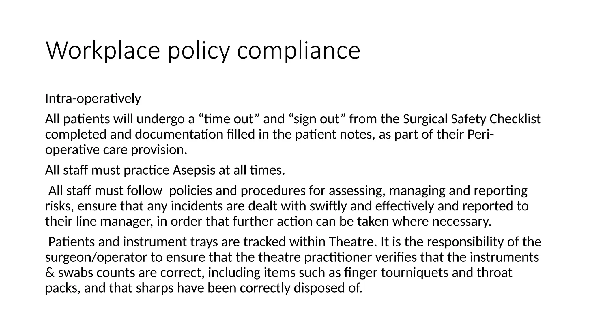 EXECUTION OF PERIOPERATIVE THEATRE ADMINISTRATIVE SERVICES chapter 1.pptx