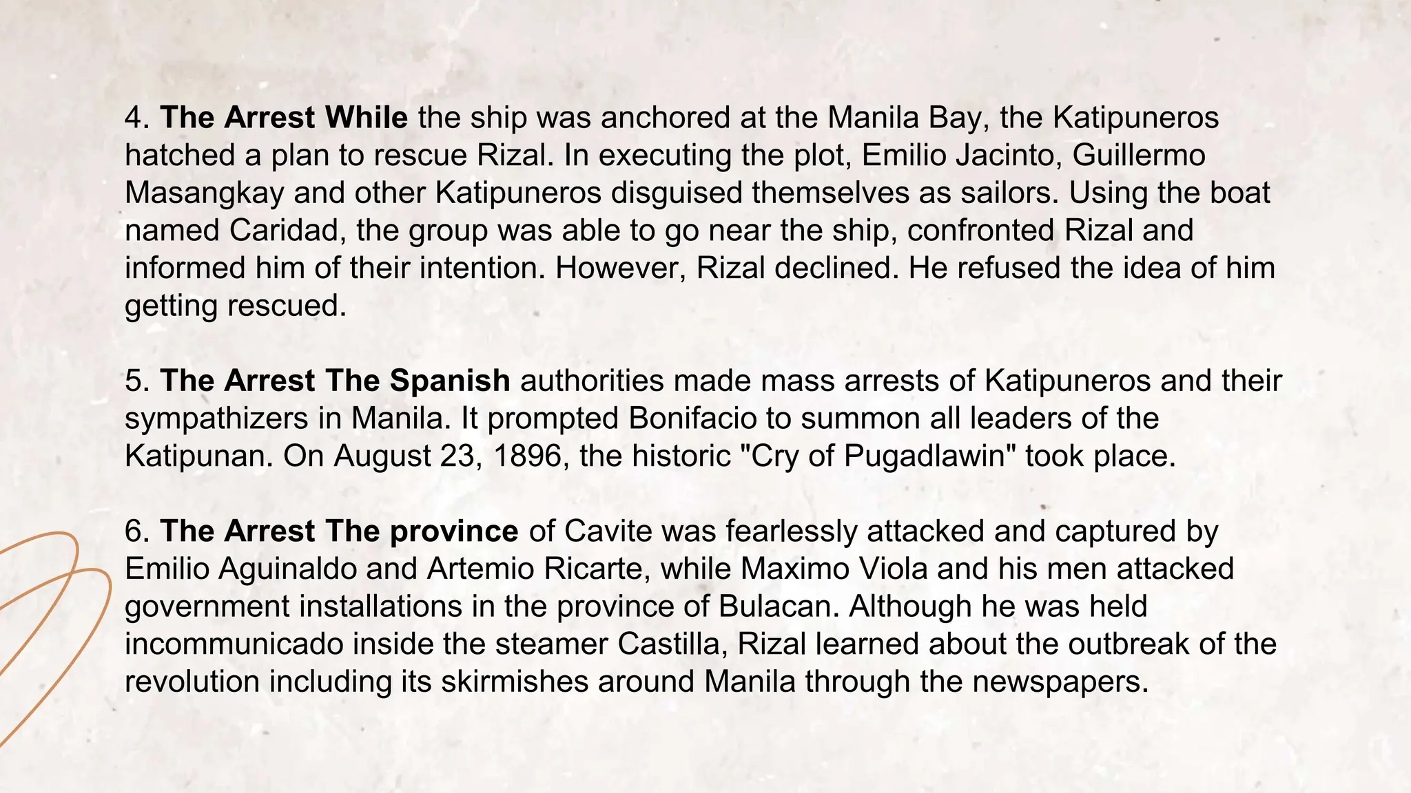 execution of Rizal, how his last day happened and the affect of his ...