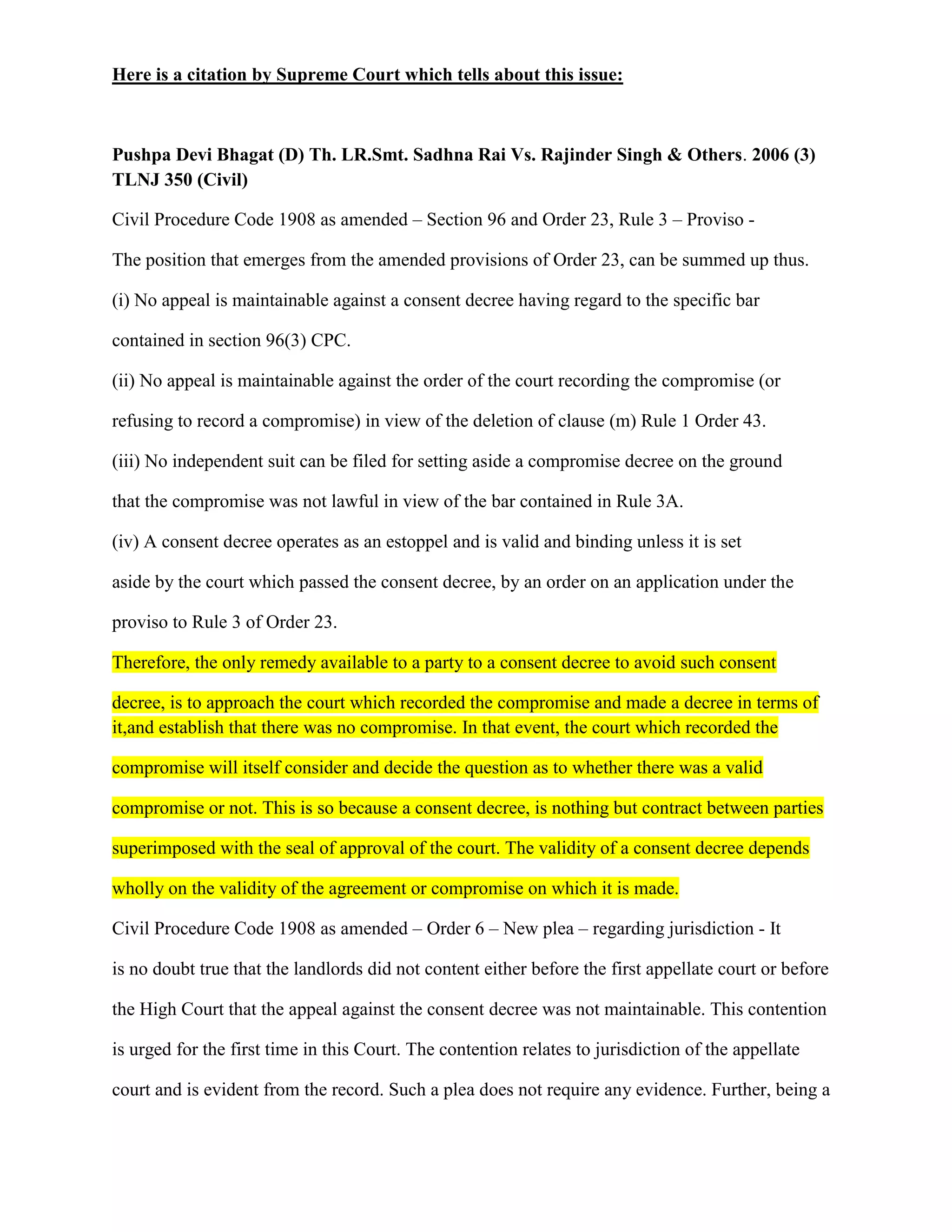 Execution of unexecuted or compromised decree | DOCX | Marriage and ...