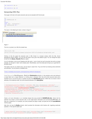 Execution plan basics | PDF