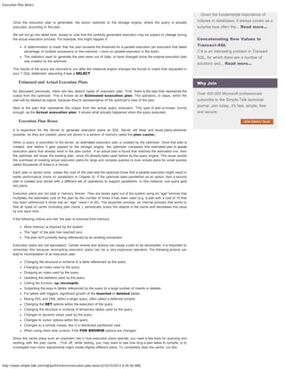 Execution plan basics | PDF