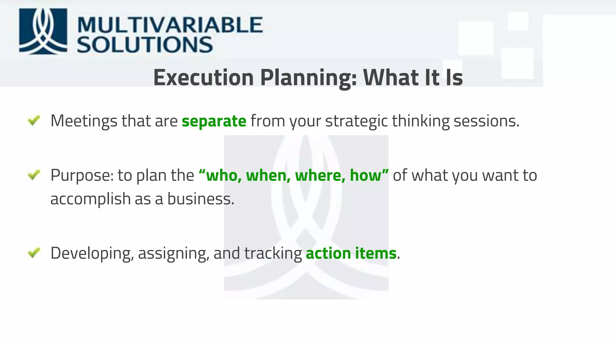 Execution Planning 2.29.16