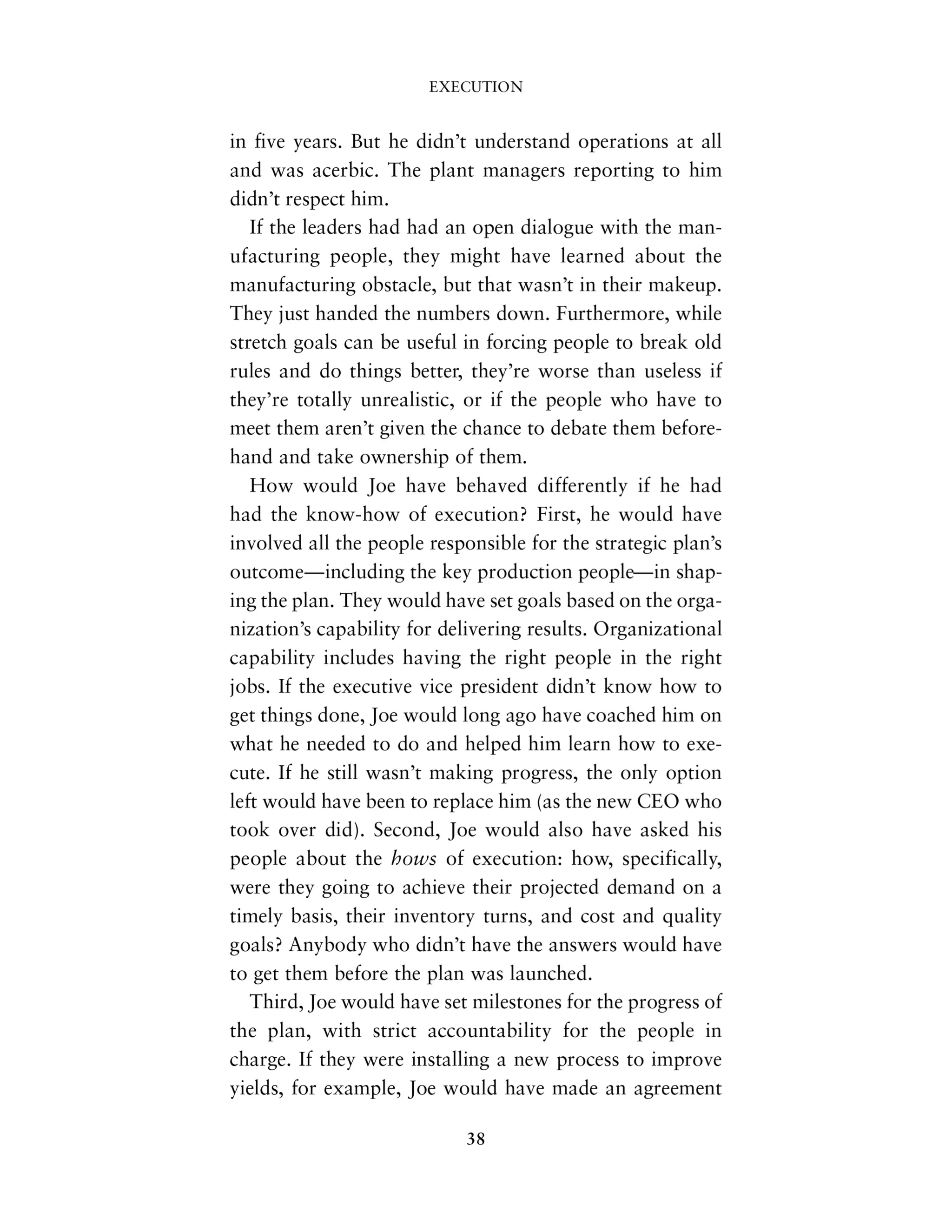 Execution the discipline of getting things done larry bossidy, ram ...