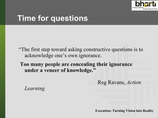 Execution turning vision into reality | PPT | Business Administration | Business