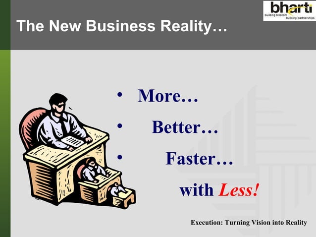 Execution turning vision into reality | PPT | Business Administration | Business