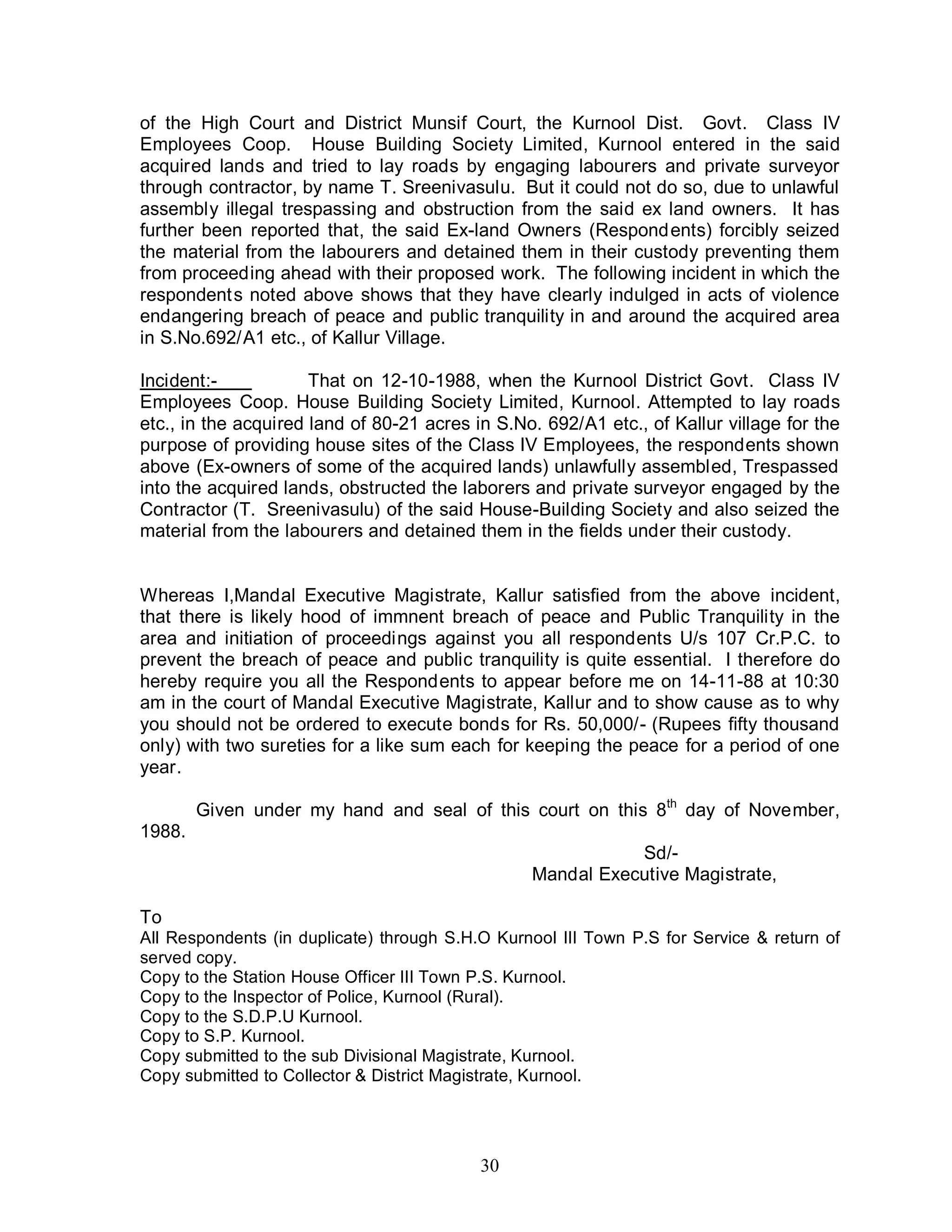 Role of Tahsildar as an Executive Magistrate.Duties and ...