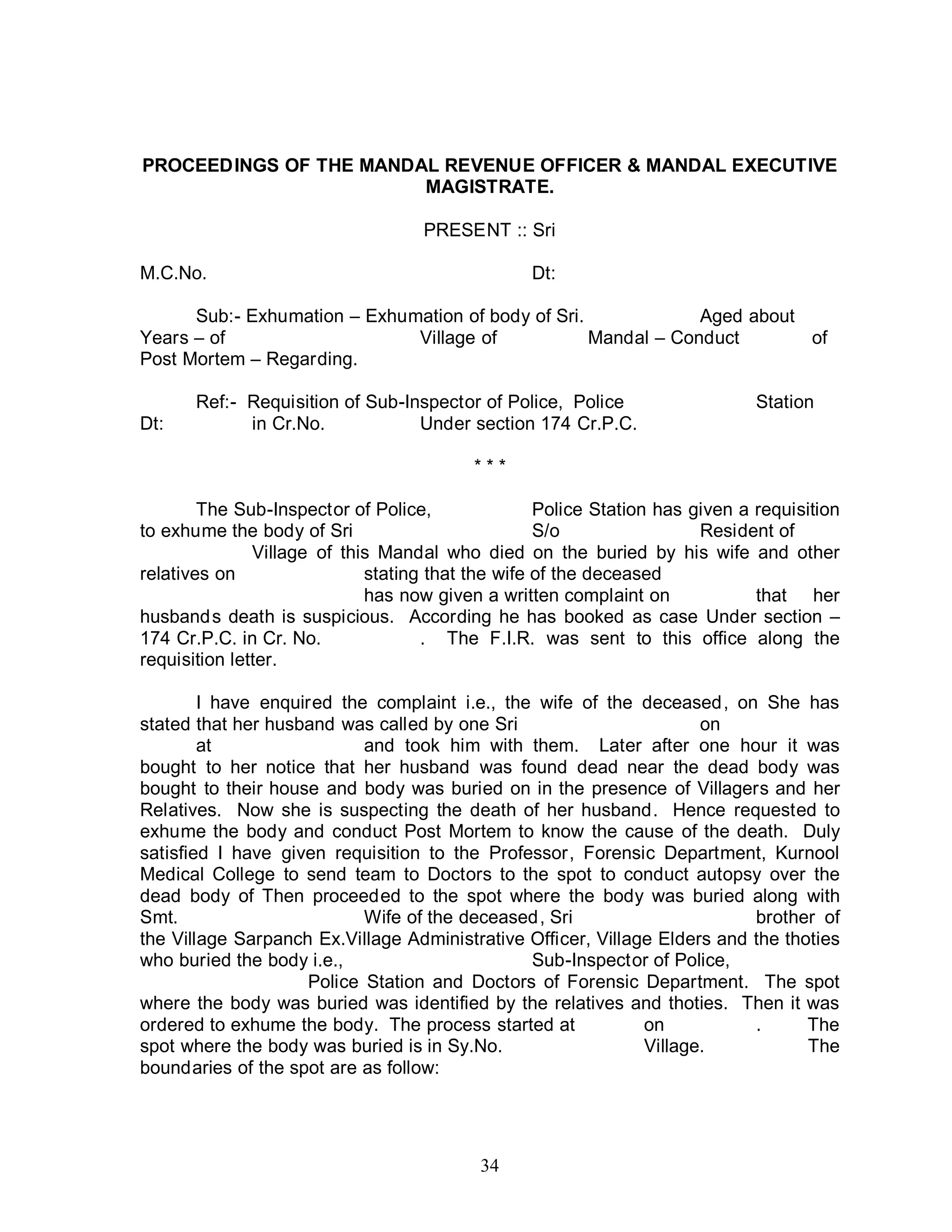 Role of Tahsildar as an Executive Magistrate.Duties and ...