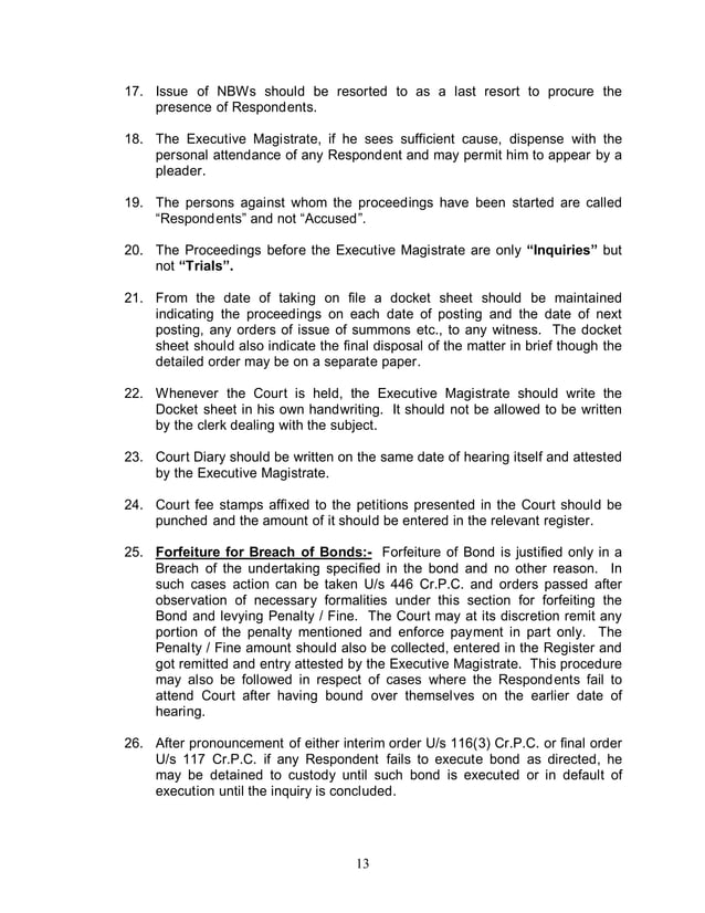 Role of Tahsildar as an Executive Magistrate.Duties and ...
