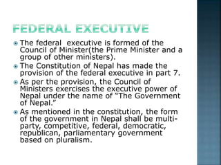Executive of Nepal | PPTX