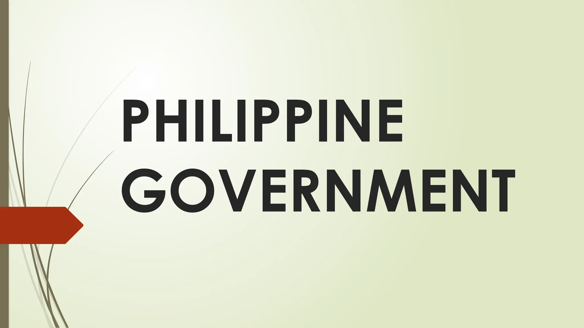 EXECUTIVE department as branches of government | PPTX