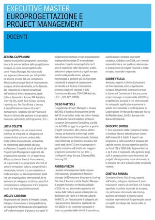Executive Master Sida europrogettazione | PDF