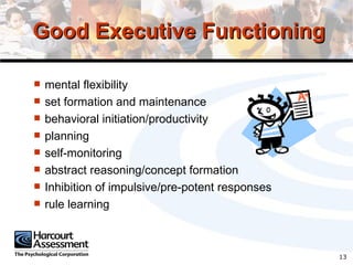 Executive Functioning Assessment in Psychoeducational Domains | PPT