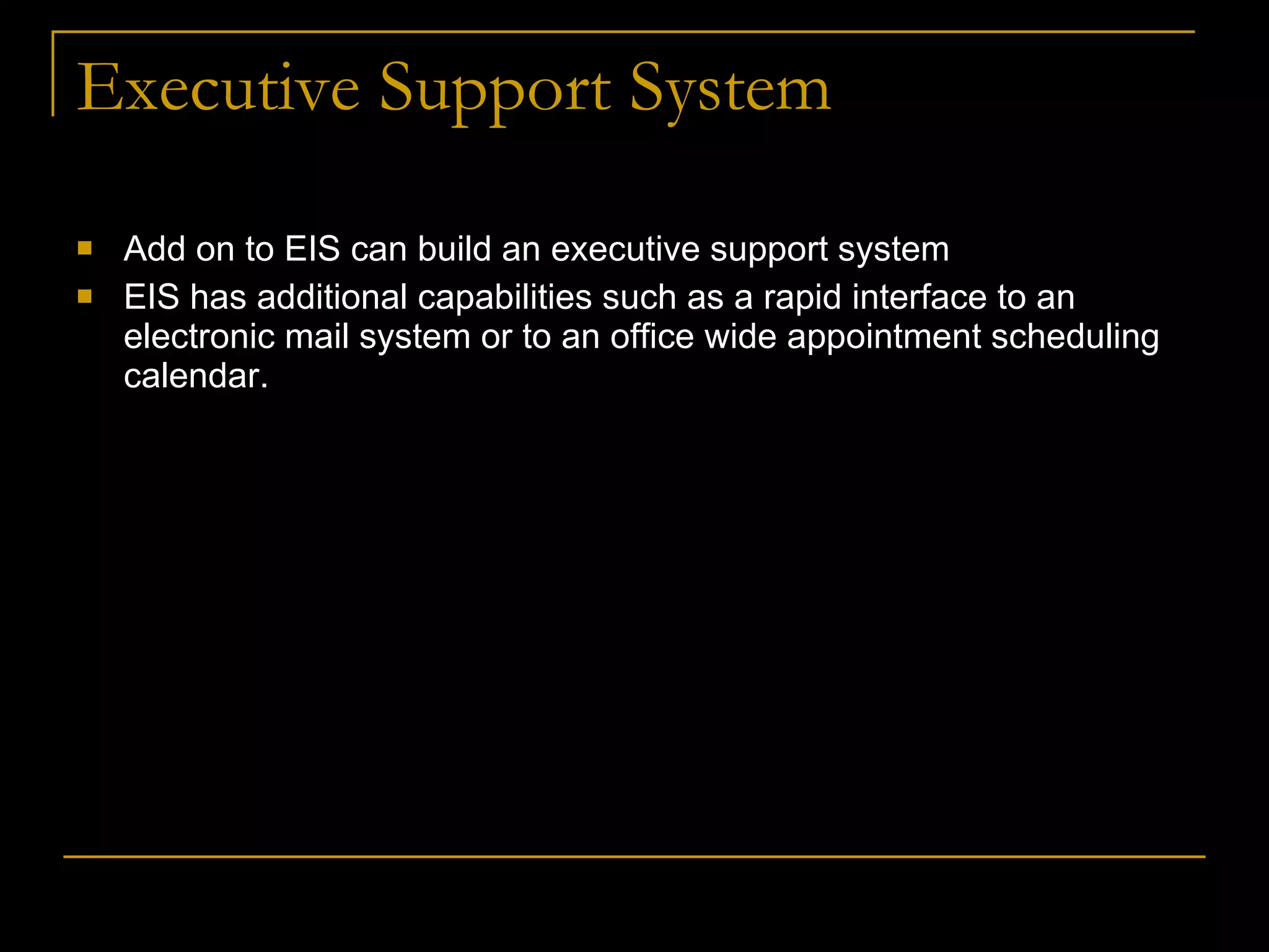 Executive Information System | PPT