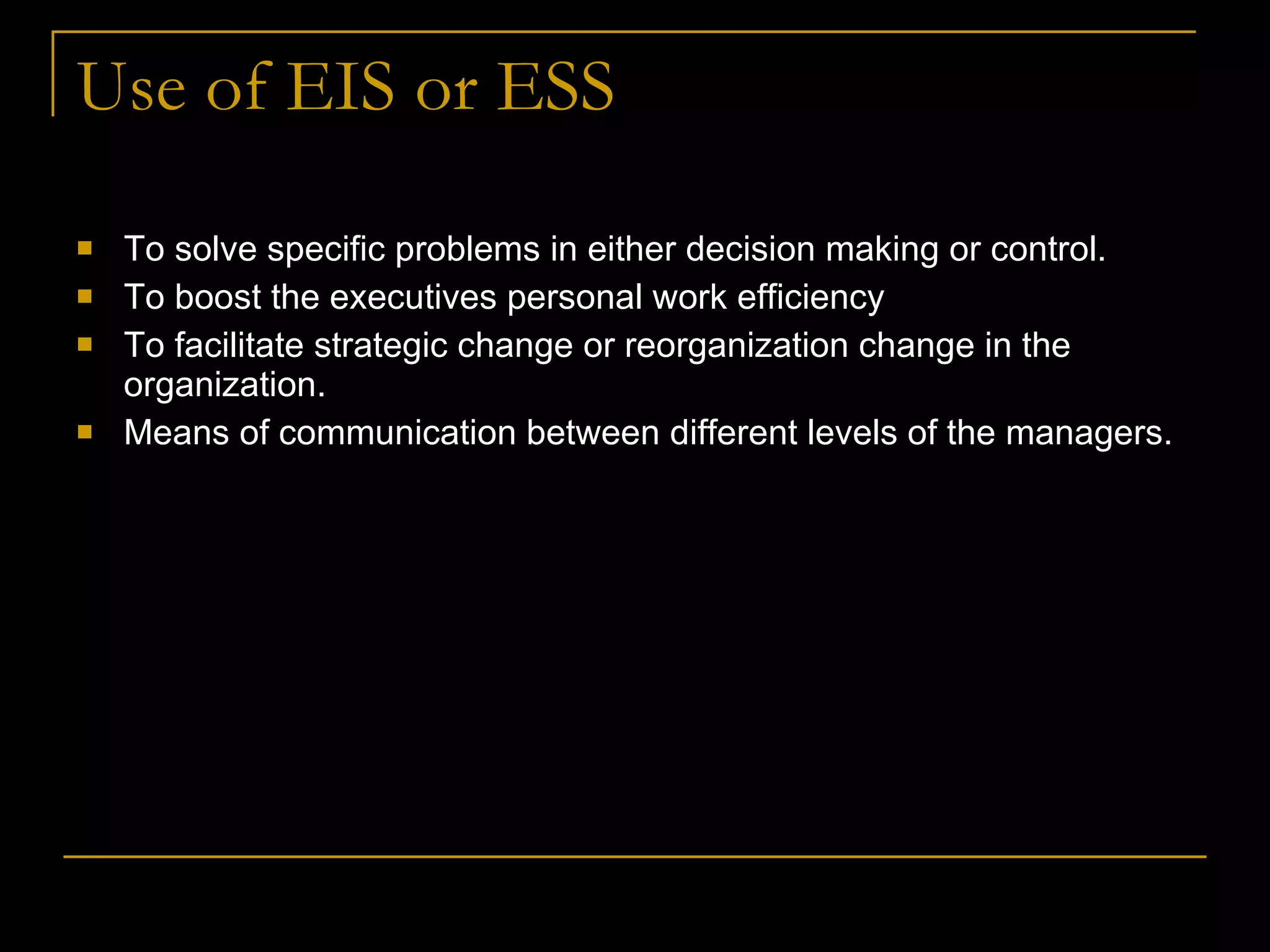 Executive Information System | PPT