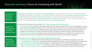 BCG Executive Perspectives: Future of Marketing with GenAI 2025 | PDF